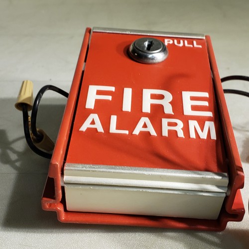 FCI MS-6 Fire Alarm Pull Station Box with FCI AMM-2 Monitor Module | eBay