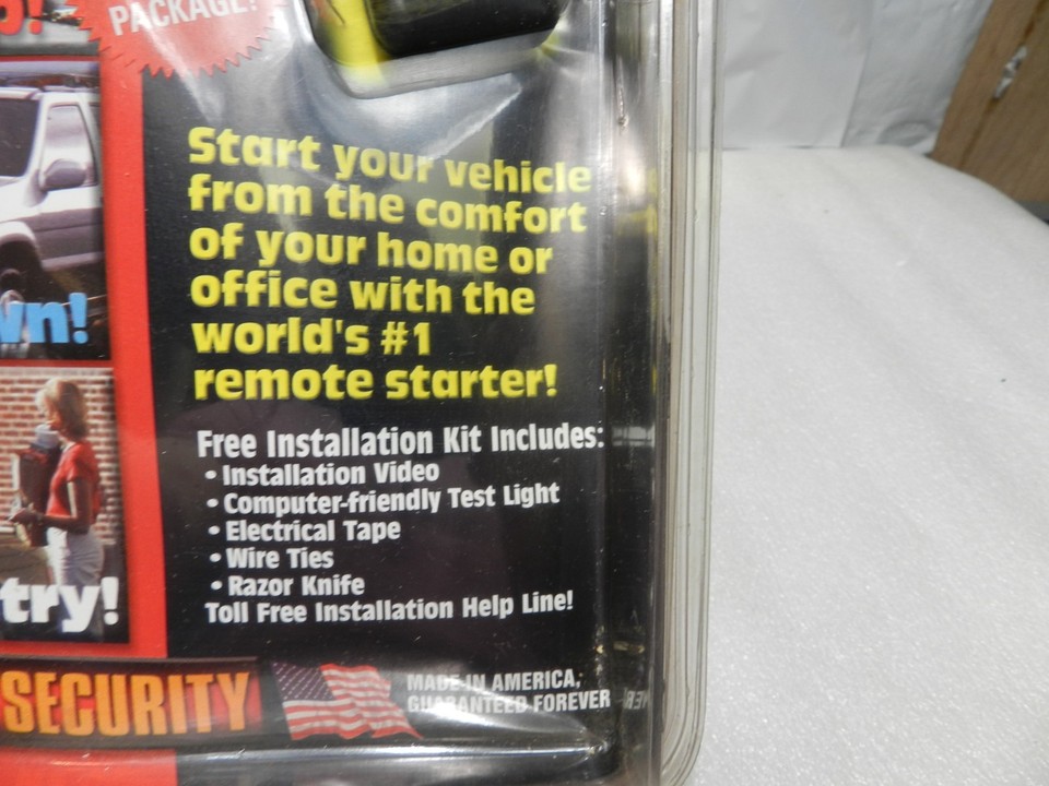BULLDOG SECURITY Extended 800' Range REMOTE STARTER RS102E (Z95J) | eBay
