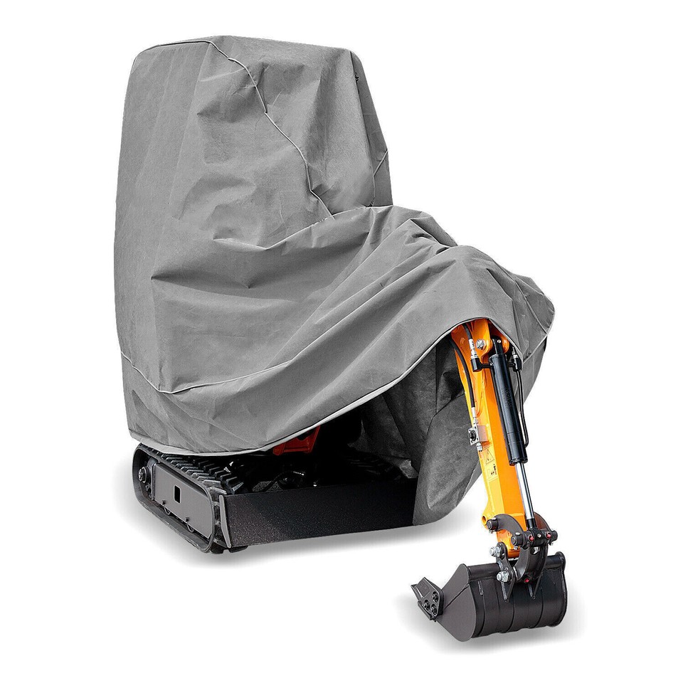 Full Cover For Mini Excavators Outdoor Waterproof UV Snow Dust Rain ...