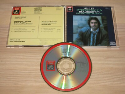 Mahler CD - Riccardo Muti / Symphony No. 1 In D / CDC 7470322 FIRST ...
