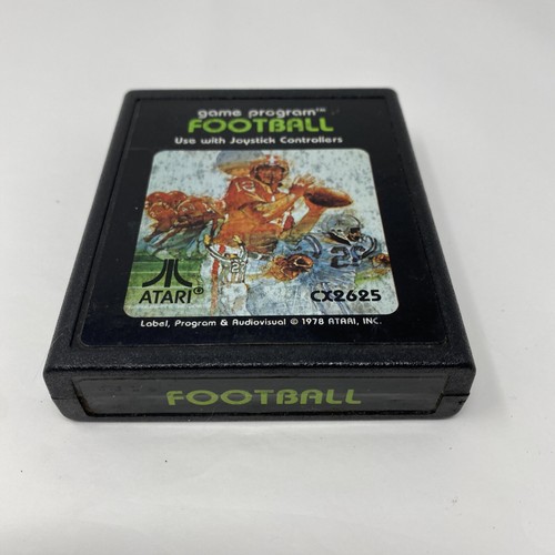 Vintage 1978 ATARI 2600 Game Program CX2625 Football Cartridge Only | eBay