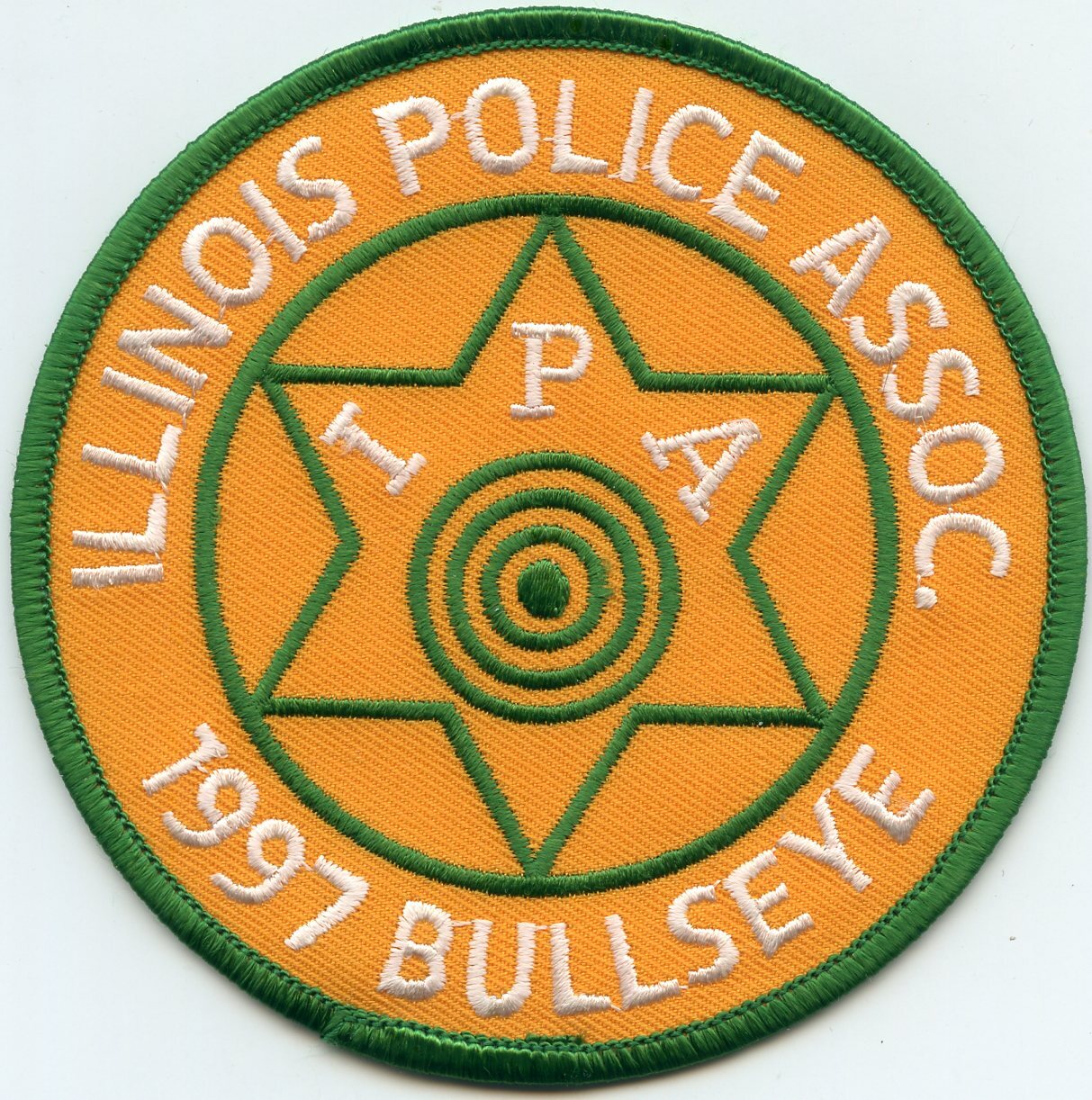 ILLINOIS IL STATE POLICE ASSOCIATION IPA 1997 BULLSEYE POLICE PATCH | eBay