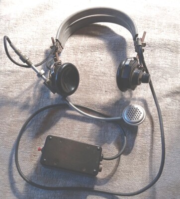 Vintage Brush Clevite 6 Headset / Mic & Headphones | eBay