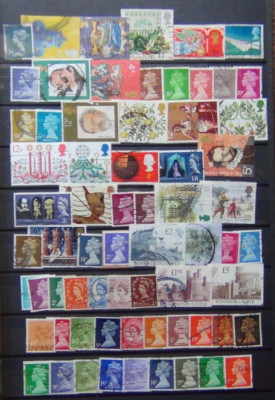 Great Britain 1988 Castle values to £5 Machin 50p Commemorative issues ...