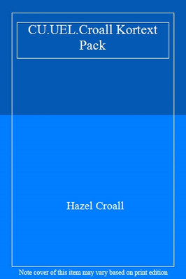 CU.UEL.Croall Kortext Pack-Hazel Croall 9781783990436 | eBay