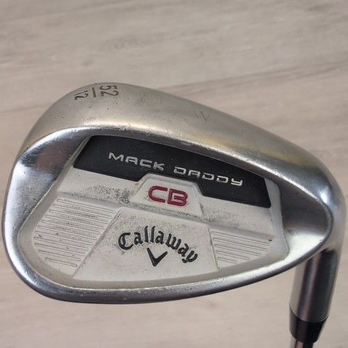 Callaway Mack Daddy CB 52° - 12 Gap Wedge Regular KBS Steel Shaft Right ...