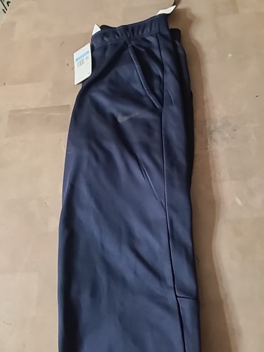 Nike 932253-451 Men's THERMA-FIT Polyester Training Sweatpants Navy M ...