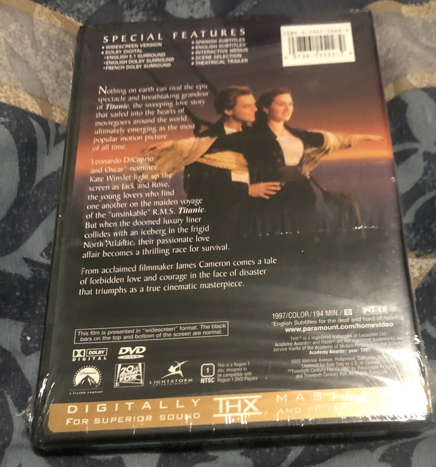 Titanic Widescreen Collection DVD (New & Sealed) | eBay