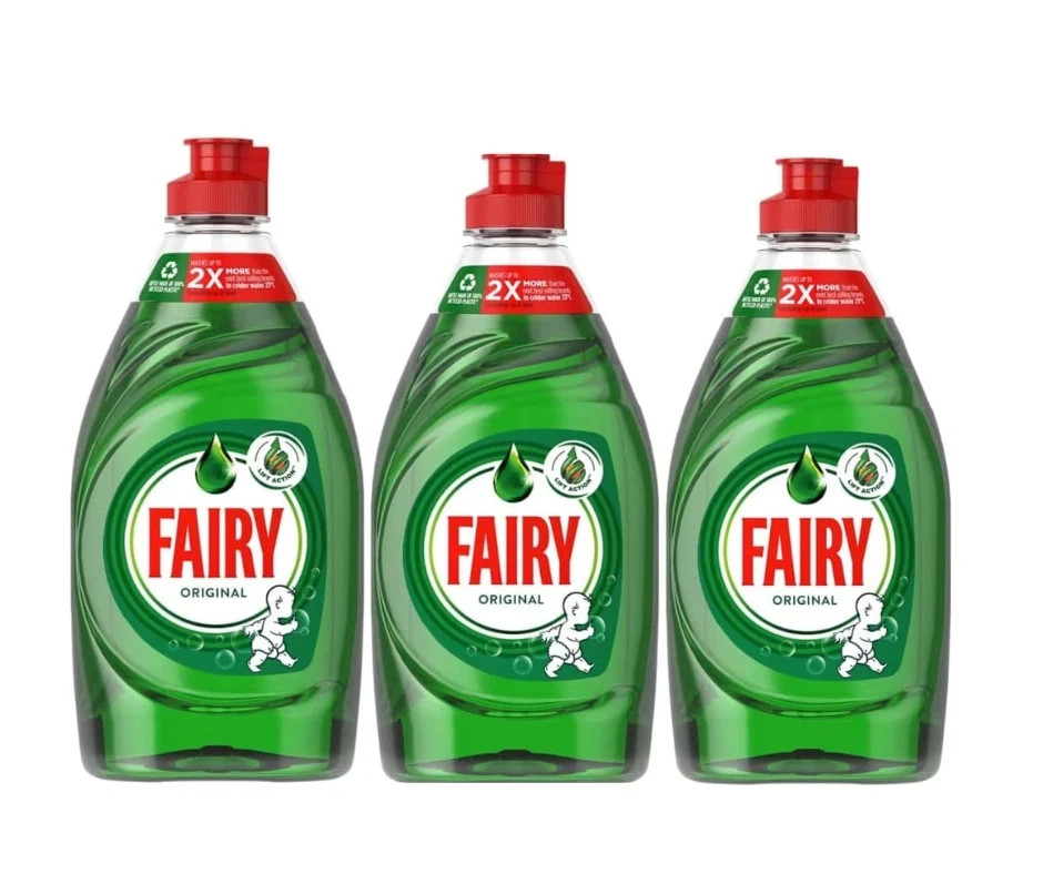 Fairy Original Washing Up Liquid 320ml – Powerful Grease Removal | eBay UK