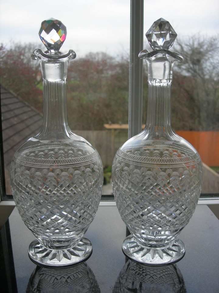 Pall Mall/Lady Hamilton - Pair Of Small Decanters - C 1910 | eBay UK