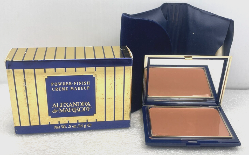 NEW w/ box ALEXANDRA DE MARKOFF Powder Finish Creme Makeup 96 1/2 ...