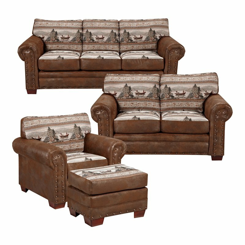 Rustic Lodge Sofa