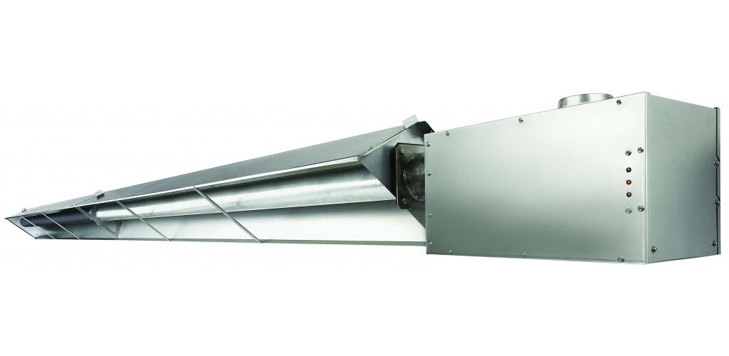 20 ft Infrared TUBE HEATER - Natural Gas - 60,000 BTU - 120 Volts ...