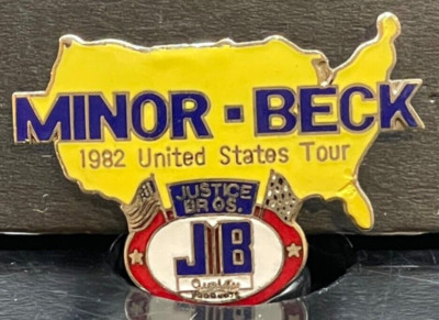 VRHTF NHRA "LARRY MINOR-GARY BECK" "JB SPECIAL" METAL PIN 1 1/2" X 1 ...