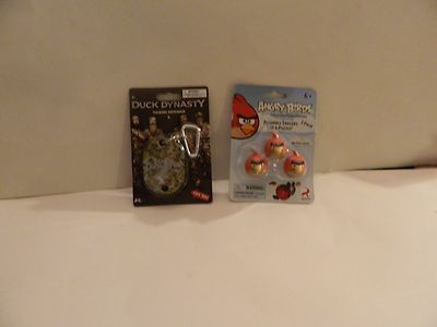 Duck Dynasty Talking Keychain and Angry Birds Collectable Erasers New ...