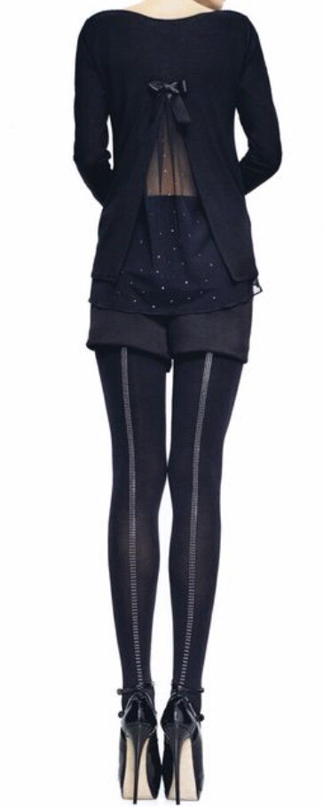 Oroblu, Noemi tights,size L/XL, black With Stud Effect | eBay