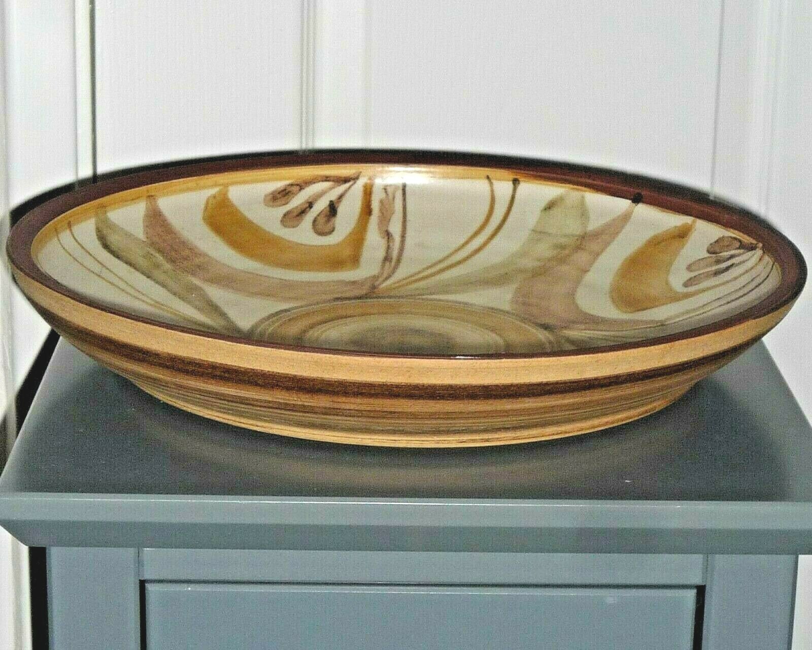 Barbara Davidson Larbert Scottish Pottery Retro Large Charger Plate ...