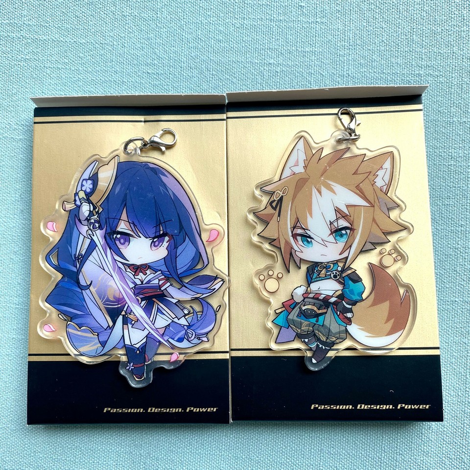 Genshin Impact Gorou Raiden Shogun Baal Acrylic Keychain Acrylic Stand ...
