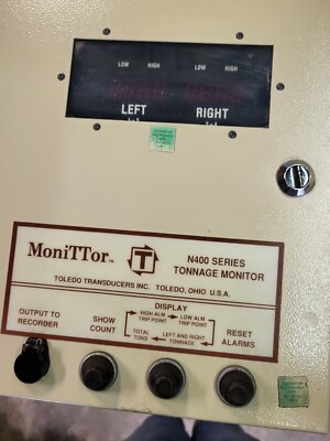TOLEDO TRANSDUCERS N400 Series Tonnage Monitor Model N404 | eBay