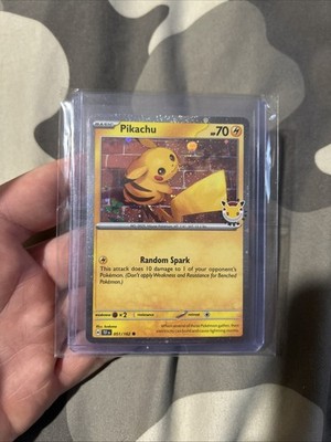 2026 Pikachu 051/162 Pokemon Day 30th Anniversary Stamped Promo TCG | eBay