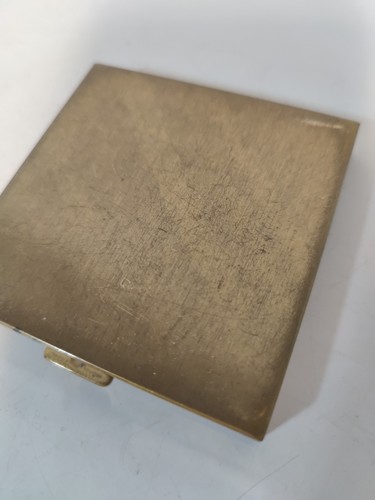 Vintage Volupte Compact Mirror Gold Tone Powder Case Makeup Powder ...