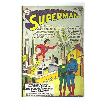 Superman #159 - 1939 series DC comics VG minus Full description below ...