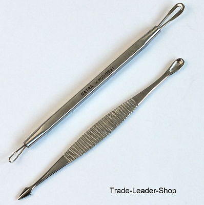 2er Set Blackhead Remover Compressor Millienmesser NATRA Acne Pimples ...