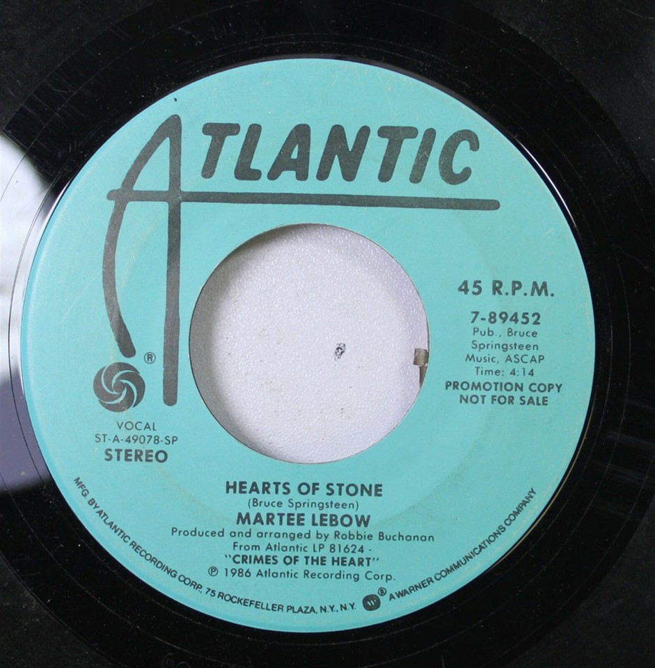 Soul Promo 45 Martee Lebow - Hearts Of Stone / Hearts Of Stone On ...