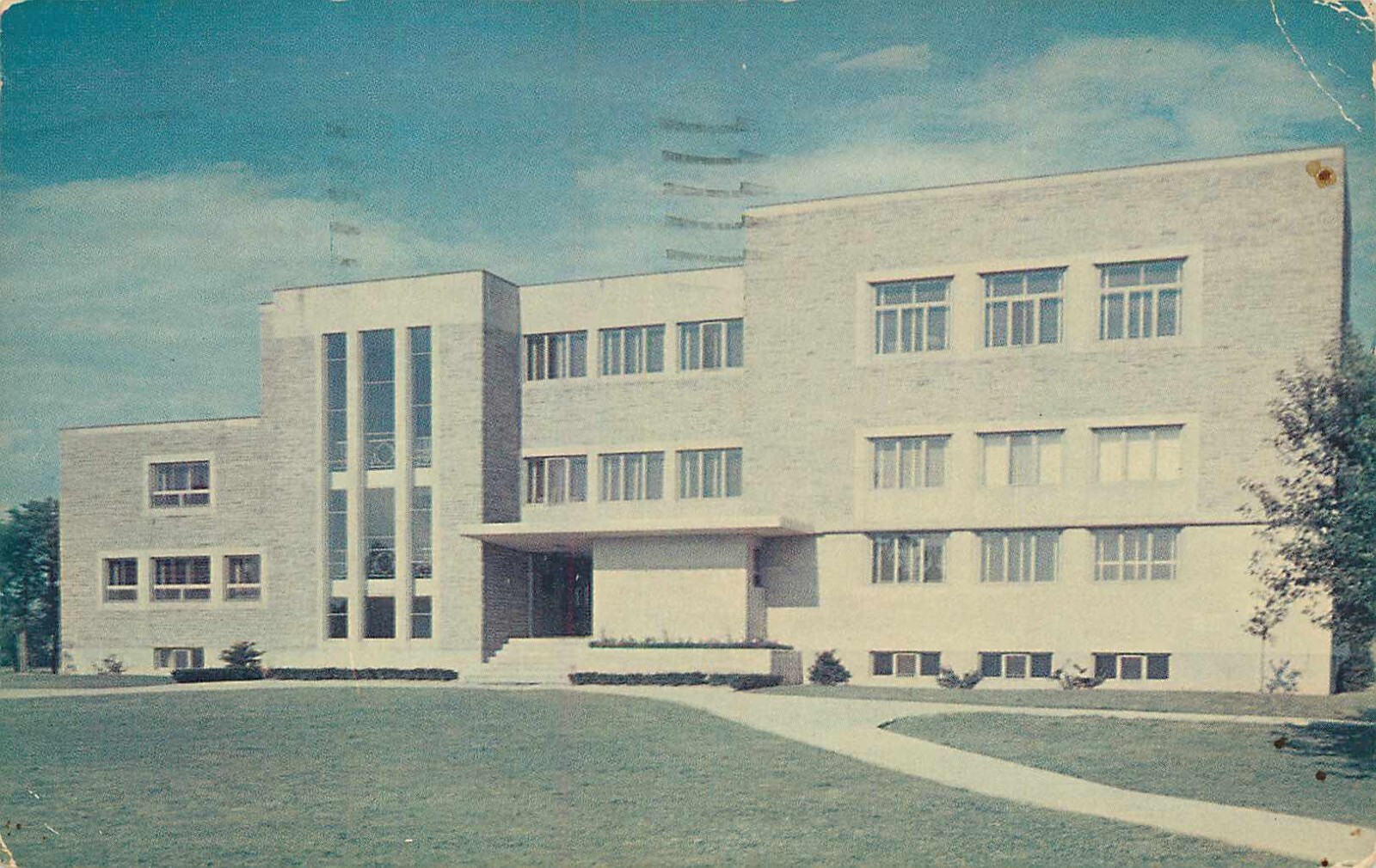 Postcard Canada McMaster University Mills Memorial Library Hamilton | eBay