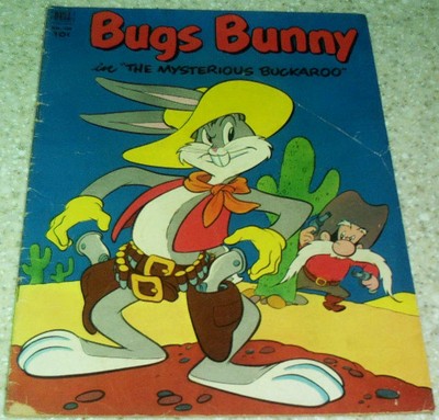 Bugs Bunny Mysterious Buckaroo Four-Color 420, (FN- 5.5) 1952, 50% off ...