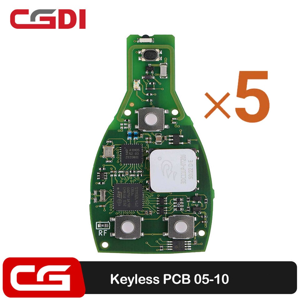 CG MB 08 Version Keyless Go Key 2-in-1 315MHz/433MHz For Mercedes Benz ...