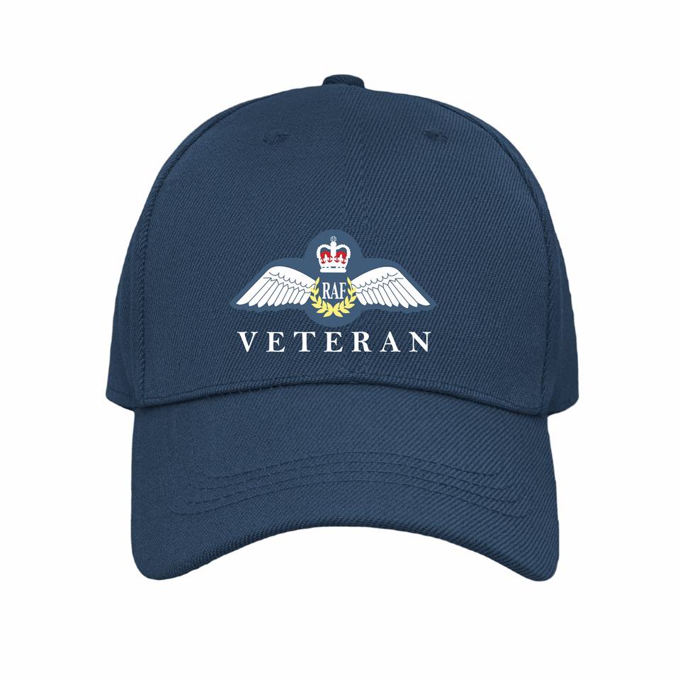 Royal Air Force Veteran Logo Quality Baseball Cap | eBay UK