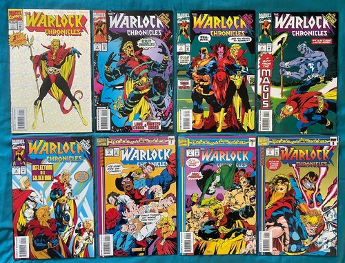 Warlock Chronicles LOT #1-8 - Tom Raney Cover Art. Jim Starlin Story ...