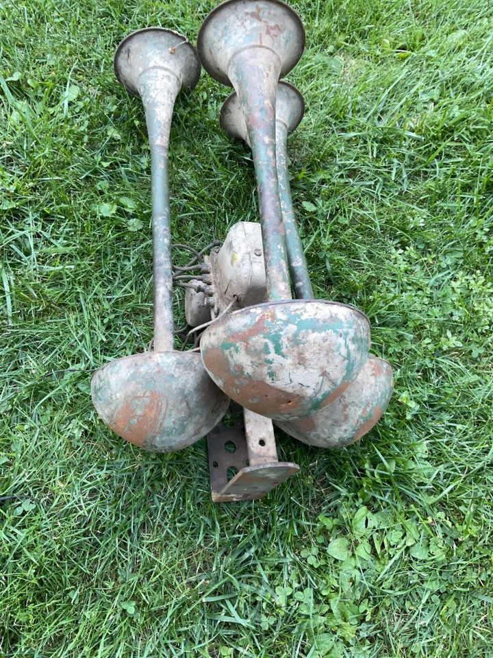 ANTIQUE TRAIN HORN, RAILROAD , RAILWAY HORNS | eBay