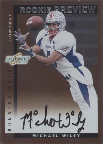 2000 Score - Rookie Preview Autographs #SR 36 Michael Wiley (AU, RC ...
