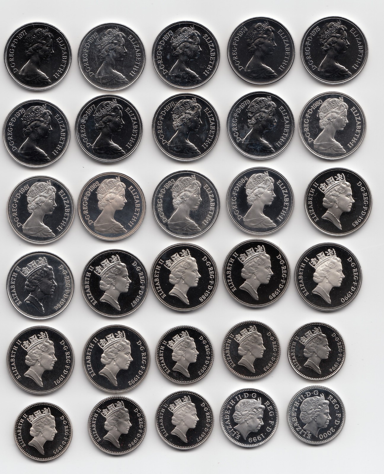 UK PROOF Ten Pence Coins 10p 1971 to 2026 - Choose your Year | eBay UK