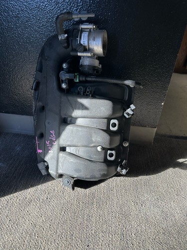 2015 Ford Edge Titanium Upper Intake manifold with Throttle body 3.5L ...