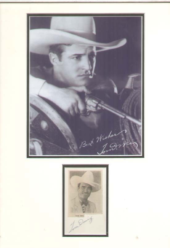 TOM MIX SIGNED AUTOGRAPH | eBay