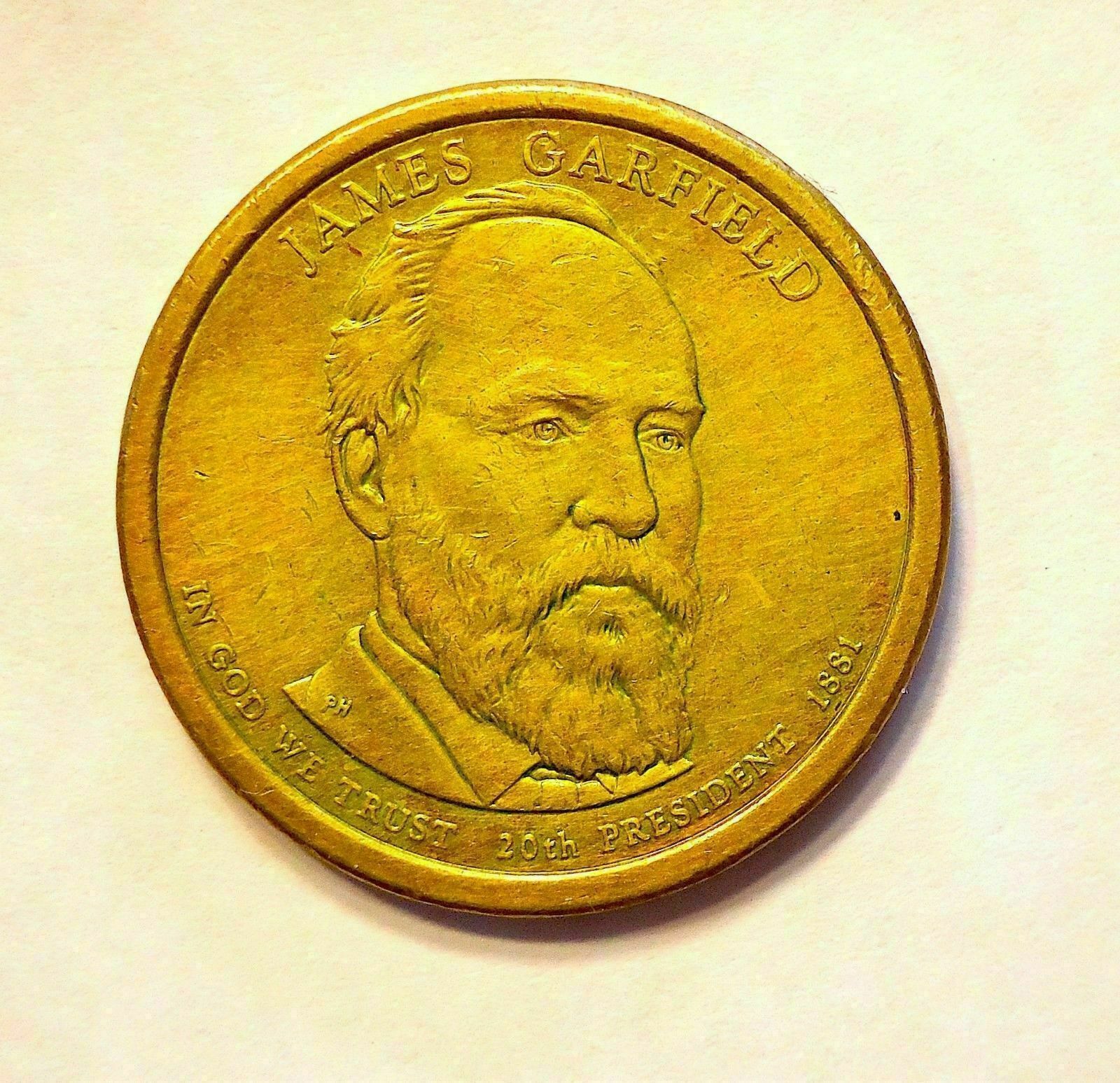 💰2011 P ~James A. Garfield One Dollar Presidential Coin~Philadelphia ...
