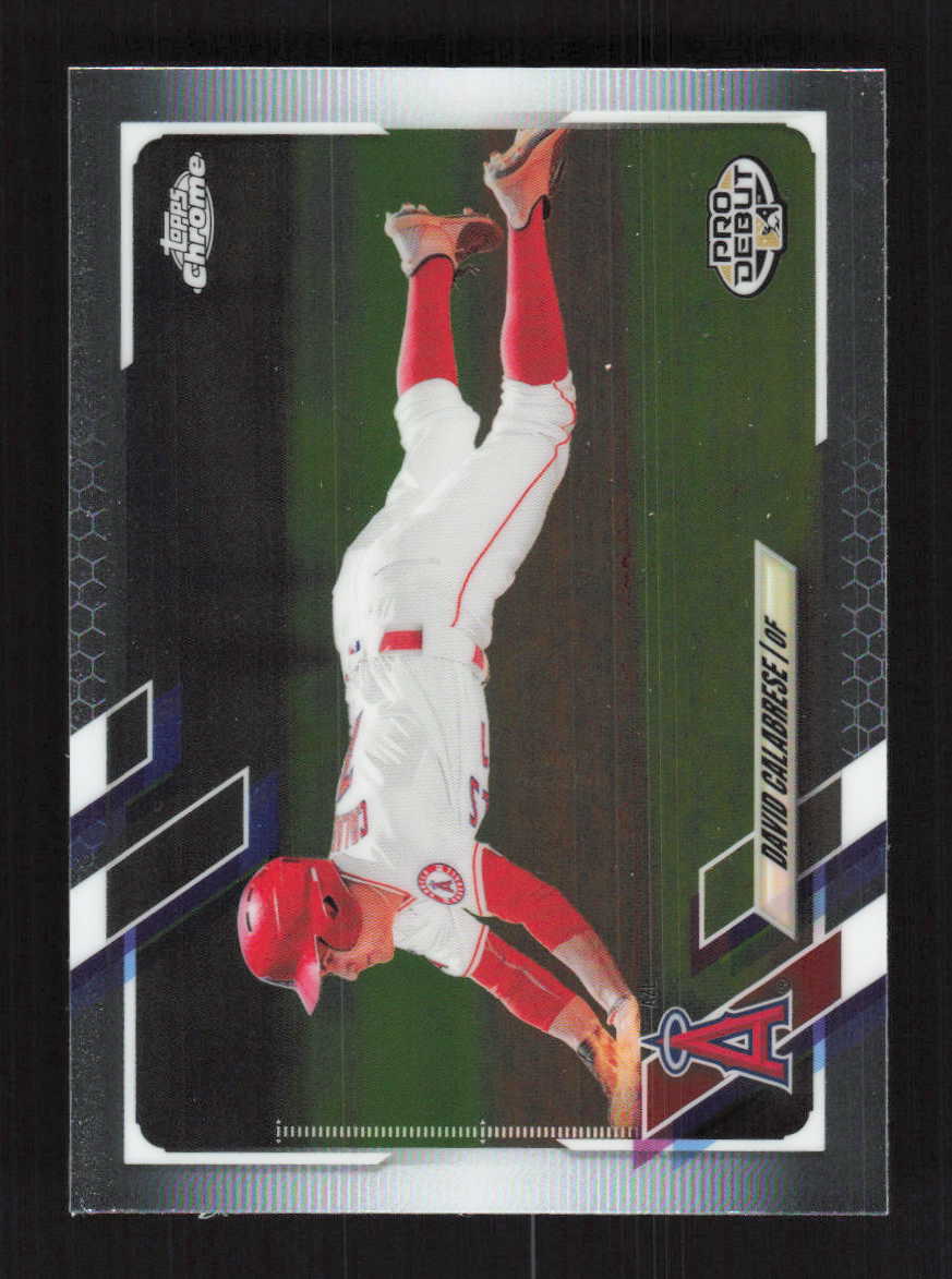 David Calabrese 2021 Topps Pro Debut Chrome AZL Angels #PDC-114 | eBay