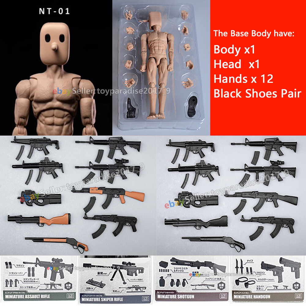1/12 Male Base Body Notaman NT-01 Yamada ZYTOYS 1/12 6" Action Figure ...