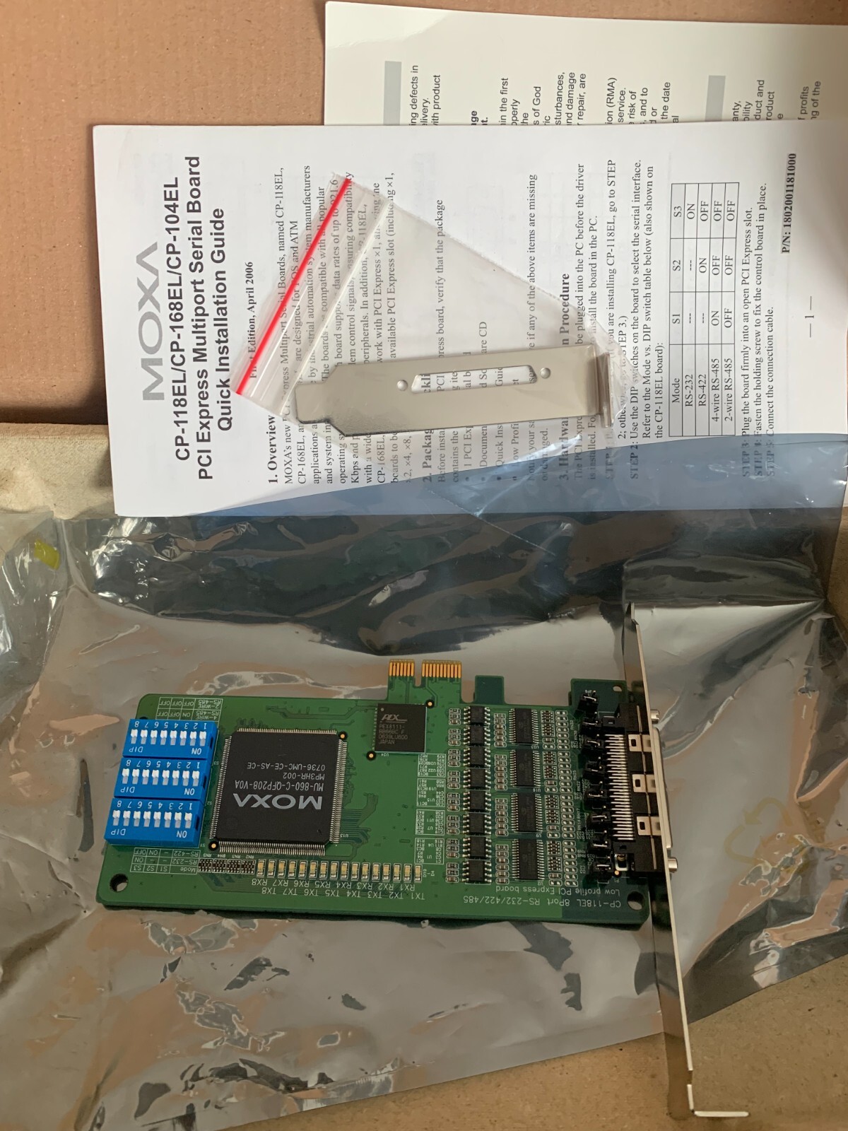 Moxa CP-118EL V 1.5 Communication Card (New) | eBay