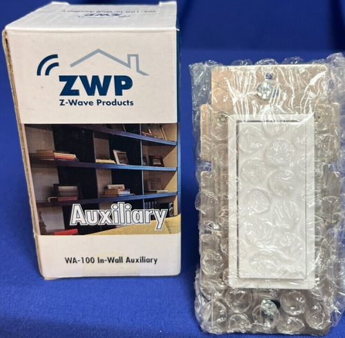 Z-Wave Products WA-100, In-Wall Auxiliary Lighting Control - White NEW ...