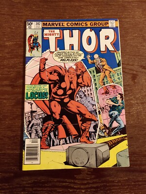 The Mighty Thor #302 Marvel Comics 1980 Locus Appearance | eBay