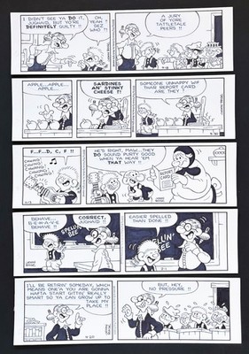 Snuffy Smith - Original Comic Strip Art - 5 Strips - Jughaid: Back-To ...