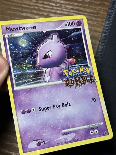 Pokémon Mewtwo Rumble Holo 9/16 Promo Holo Bleed | eBay