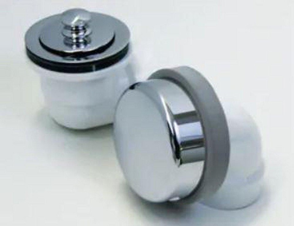 Watco 901-PP-ABS-BN Innovator Plastic Push-Pull Drain in Brushed Nickel ...