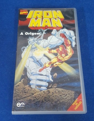 IRON MAN THE ORIGIN VHS TAPE MARVEL COMICS PORTUGUESE AUDIO1996 | eBay ...