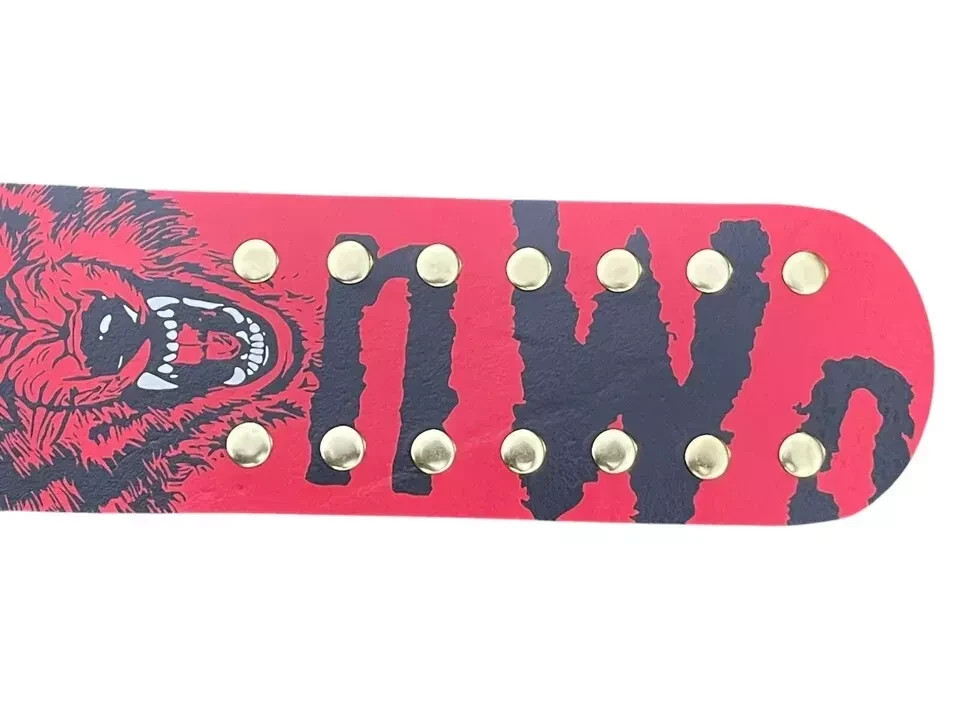 Custom made NWO Red Wolf pack Figure Championship Belt Replica Adult ...