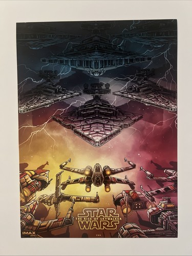 Star Wars The Rise of Skywalker AMC IMAX 9.5 x 13 Inch Poster | eBay